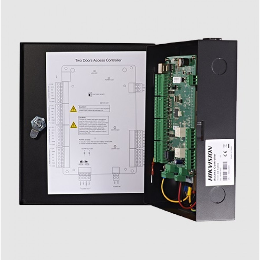 Centrala de control acces pentru 2 usi bidirectionale TCP/IP HIKVISION ...