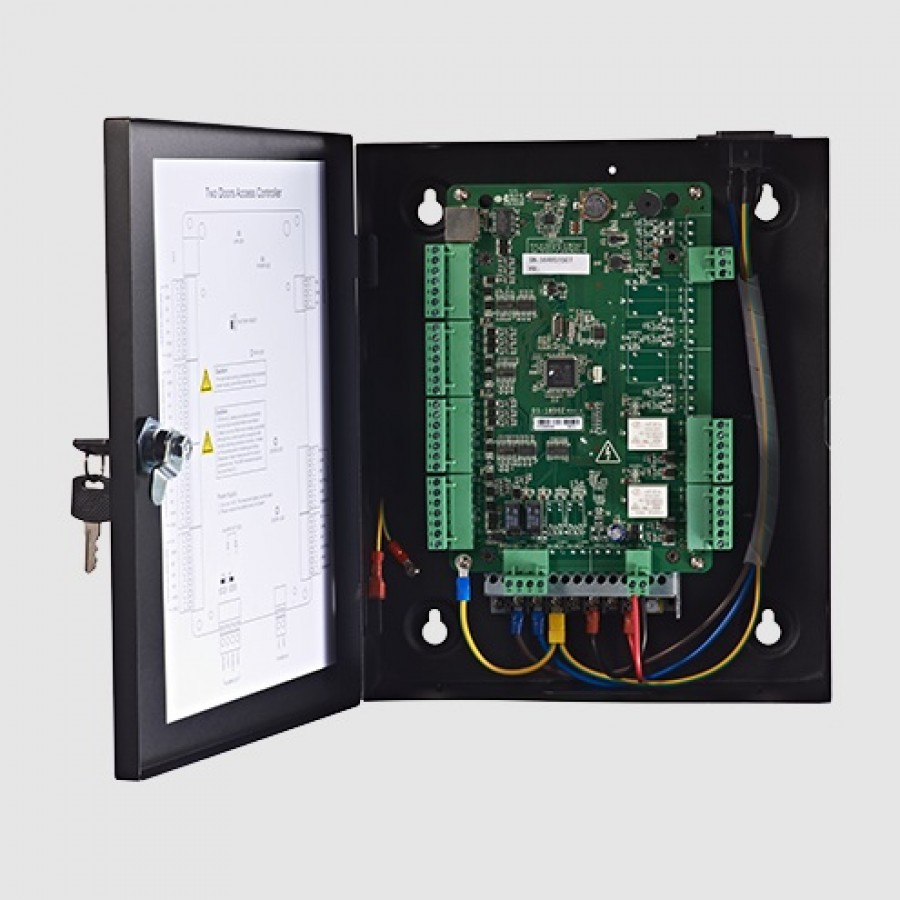 Centrala de control acces pentru 2 usi bidirectionale TCP/IP HIKVISION ...