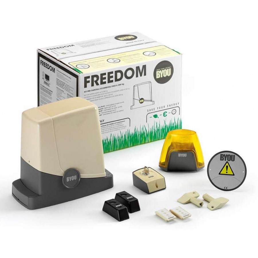 Kit Automatizare Porti Culisante max 300Kg Byou Freedom