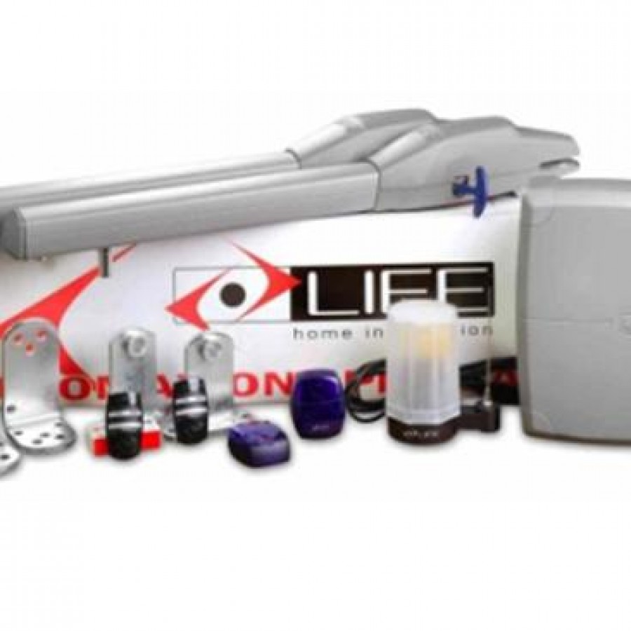 Kit Automatizare Poarta Batanta 2x3 m 400 Kg Life Italia Optimo3 UNI