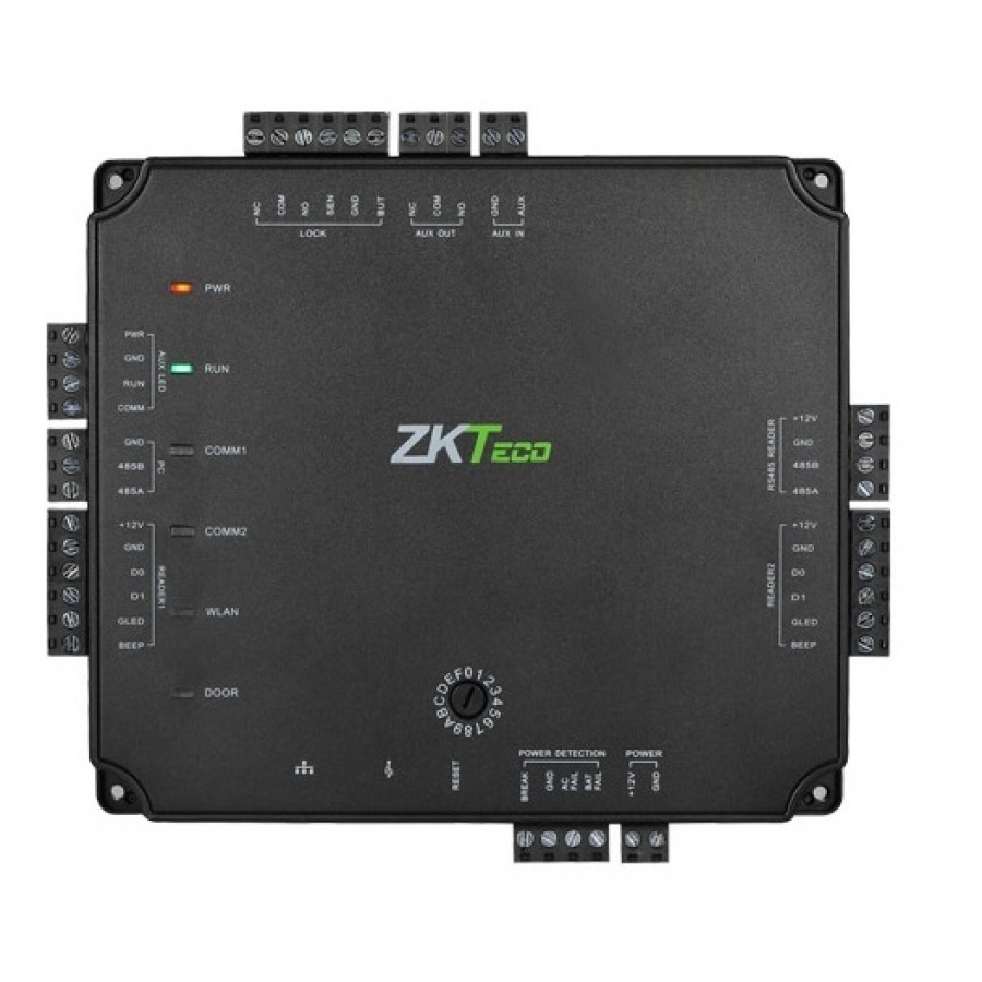 Centrala control acces 1 usa bidirectionala Atlas ZKTeco - interfata ...